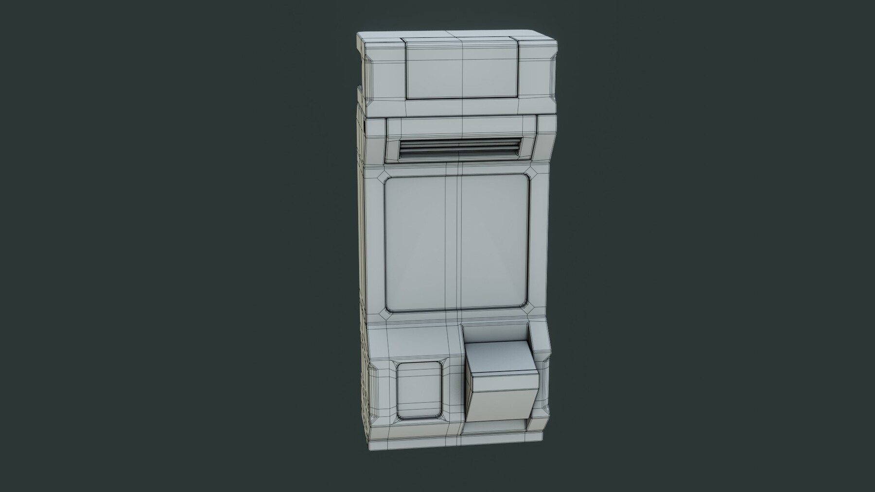 ArtStation - Sci-Fi Computer - Low Poly - Game Ready - PBR | Game Assets