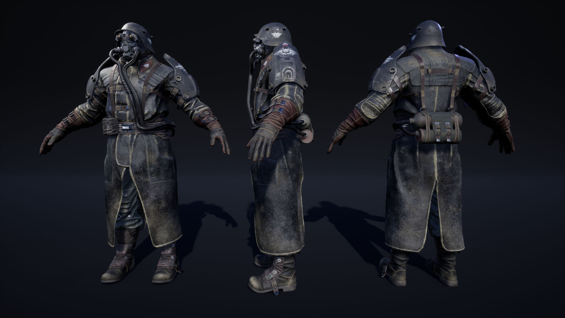 ArtStation - Dystopia Soldiers (Pack) | Game Assets