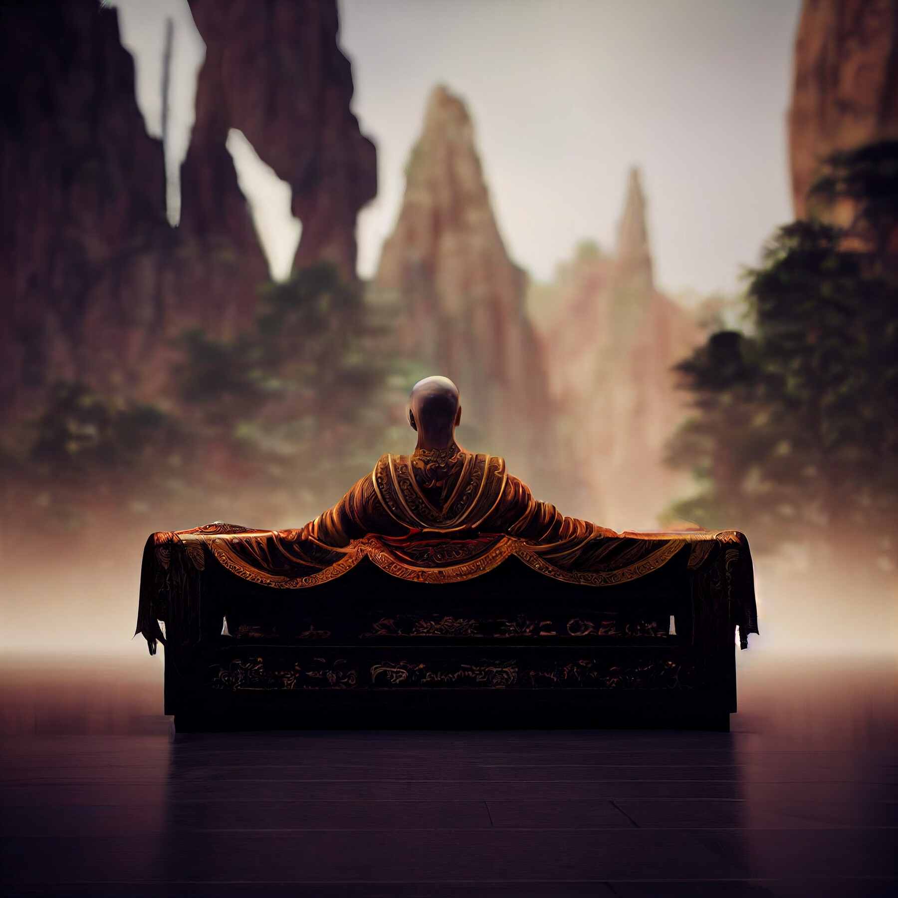 ArtStation - The Bald Monk - Inner Peace | Artworks