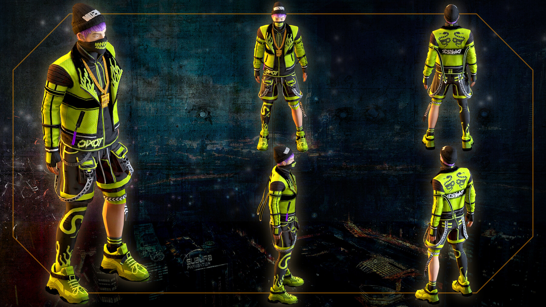 ArtStation - 10 Street Characters_ 2 Free Sets_ 3d model | Resources