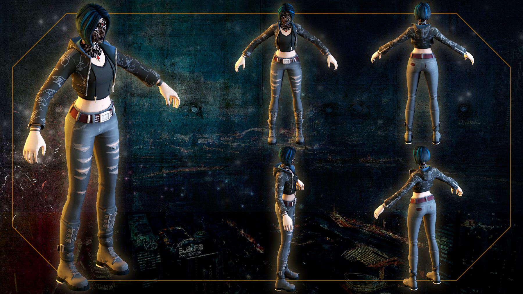 ArtStation - 10 Street Characters_ 2 Free Sets_ 3d model | Resources