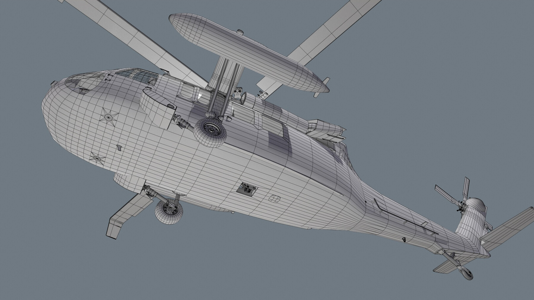 ArtStation - Sikorsky UH-60 "Black Hawk" Grey | Game Assets