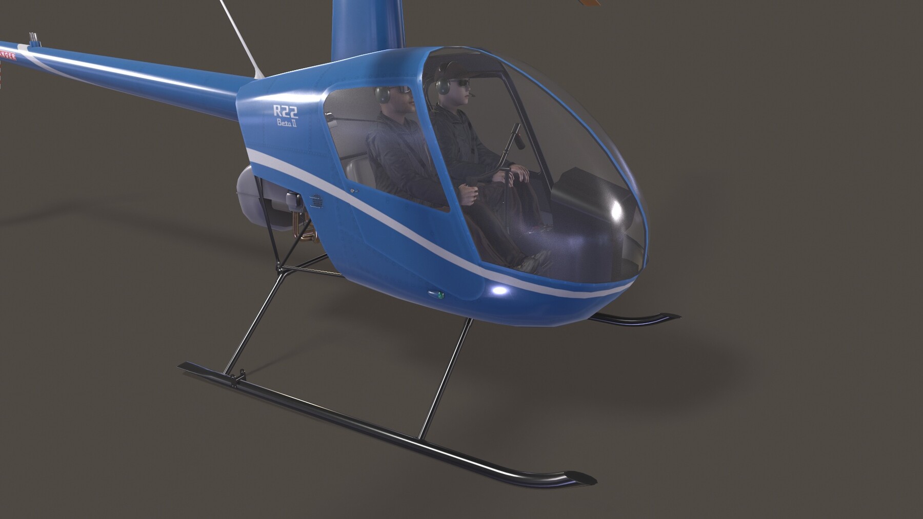 ArtStation - Robinson R-22 Blue | Game Assets