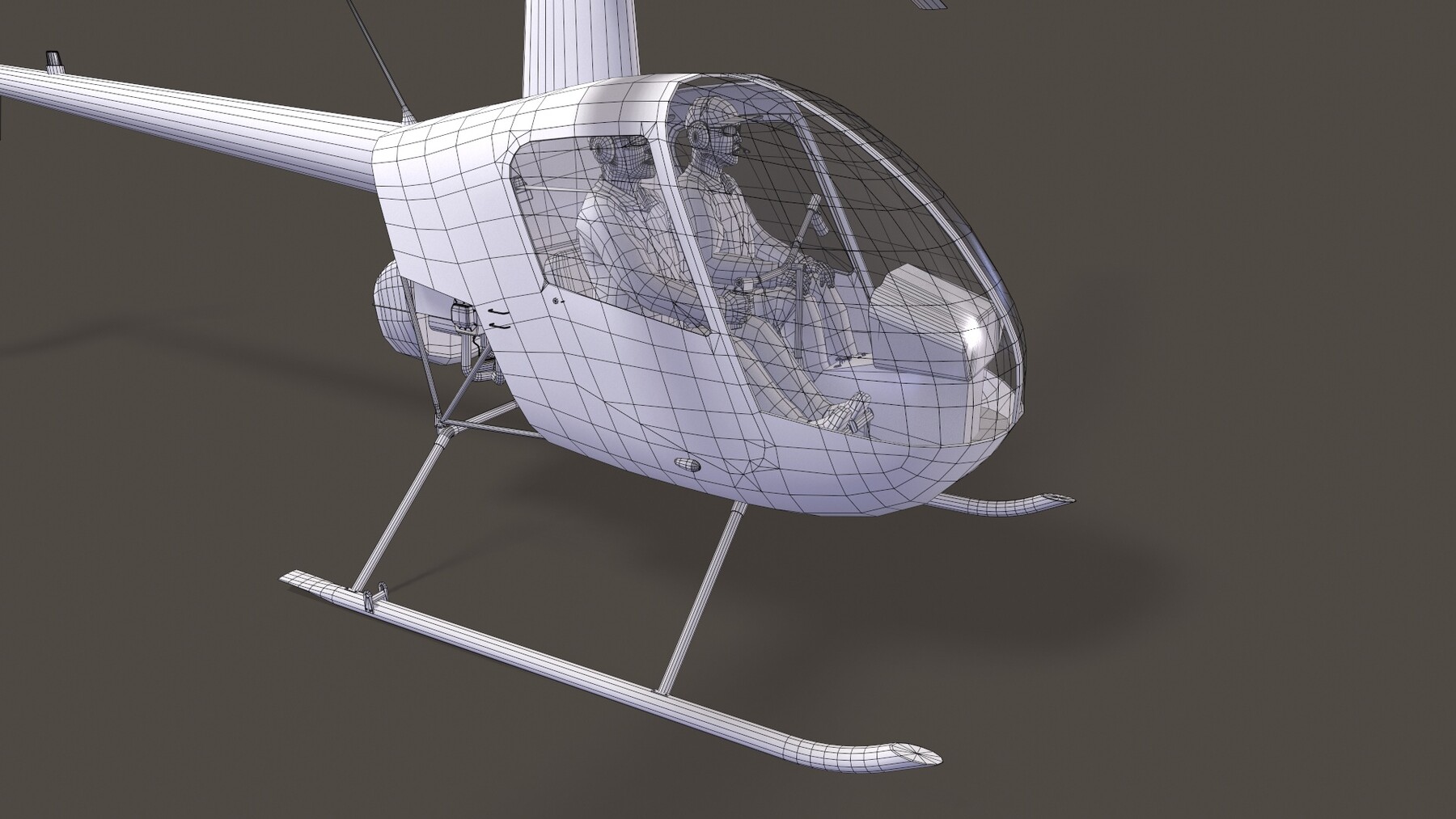 ArtStation - Robinson R-22 Blue | Game Assets