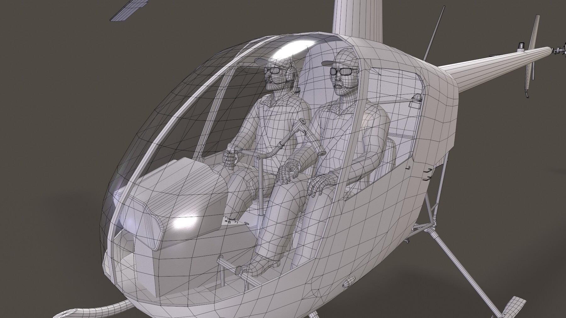 ArtStation - Robinson R-22 Blue | Game Assets