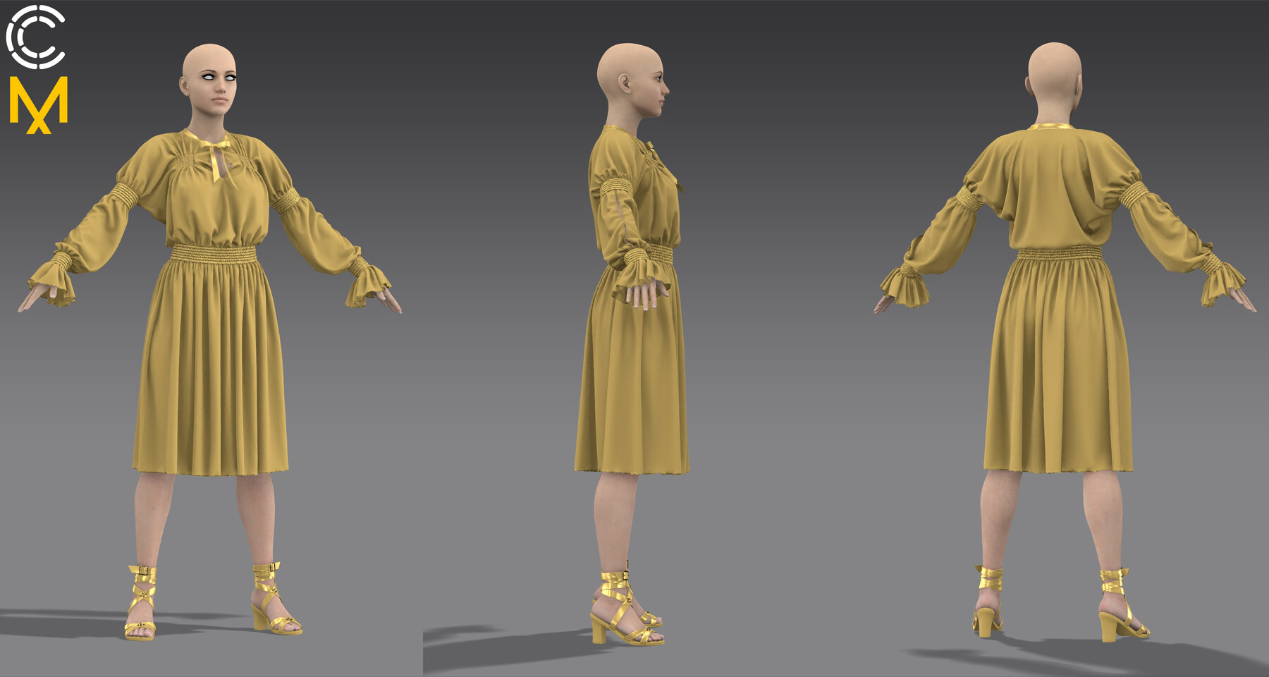 ArtStation - Dress pack 8. Marvelous Designer/Clo3d project + OBJ ...