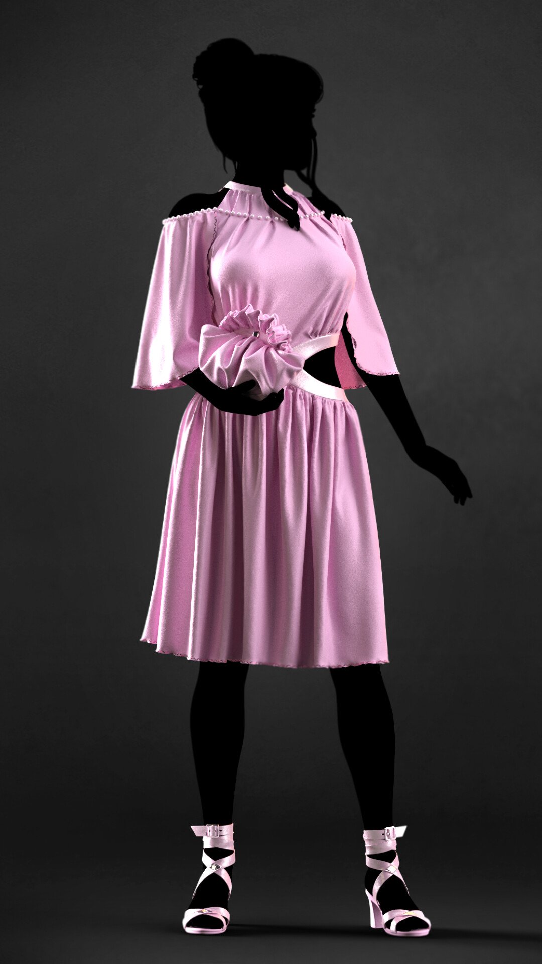 Artstation Dress 85 Marvelous Designerclo3d Project Obj Resources
