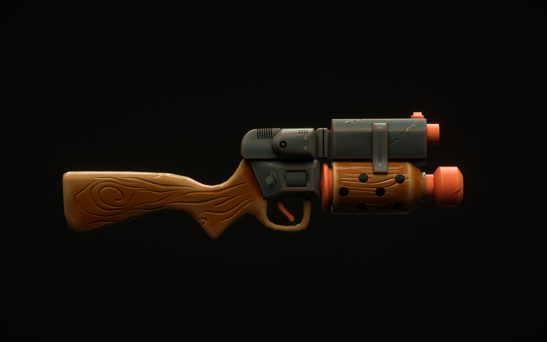 ArtStation - Gun Stylized " Low Poly" | Game Assets