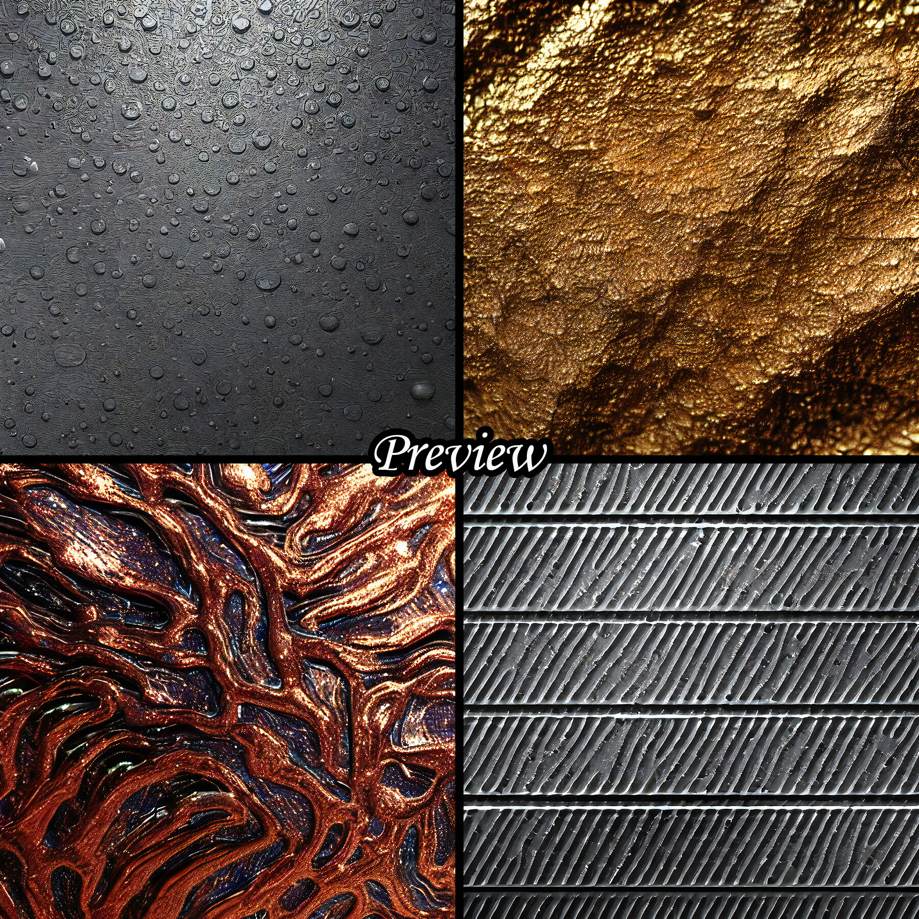 ArtStation - Metal texture collection, pack of 200+ images | Artworks