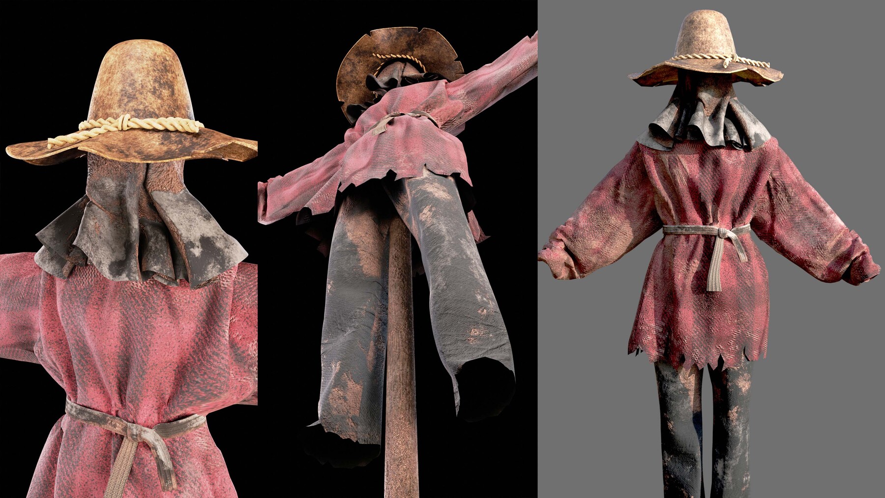 ArtStation - Halloween Man Scarecrow | Game Assets