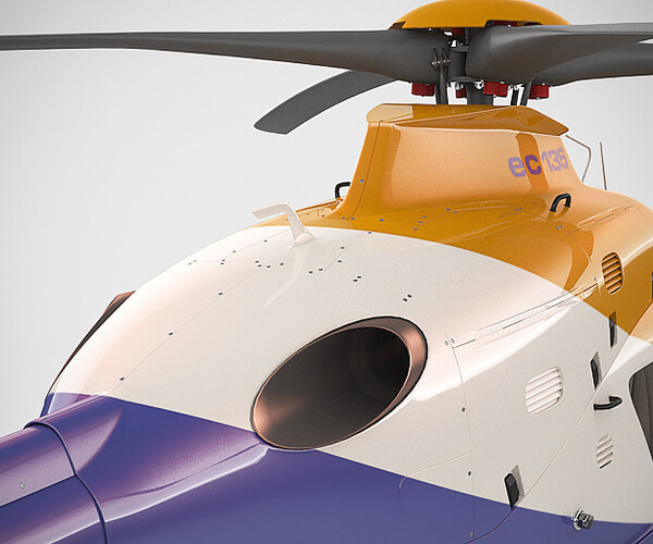 ArtStation - Eurocopter EC135 | Resources
