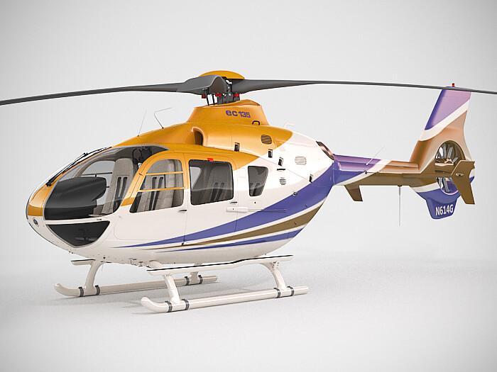 ArtStation - Eurocopter EC135 | Resources