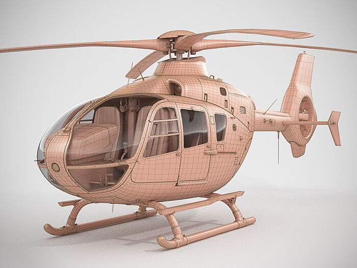 ArtStation - Eurocopter EC135 | Resources
