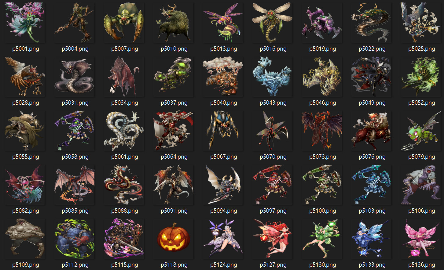 ArtStation - 130+ Monster Full body high-detailed art collection pack ...