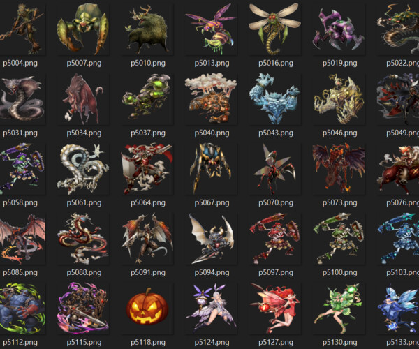 ArtStation - 130+ Monster Full body high-detailed art collection pack ...