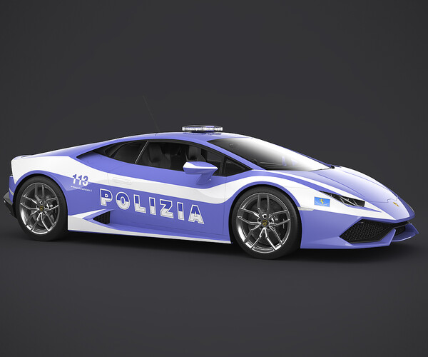 ArtStation - Lamborghini Huracan Italian Police | Resources