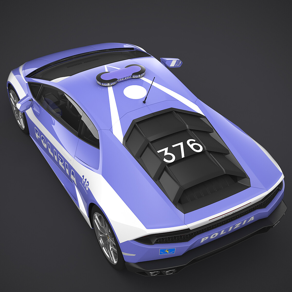 ArtStation - Lamborghini Huracan Italian Police | Resources