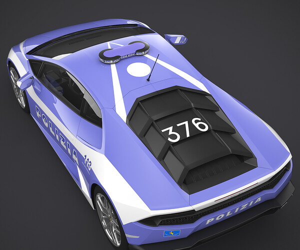ArtStation - Lamborghini Huracan Italian Police | Resources