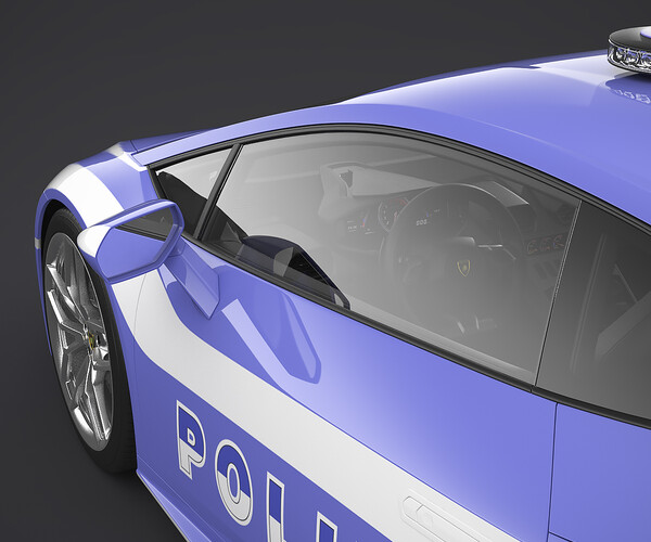 ArtStation - Lamborghini Huracan Italian Police | Resources