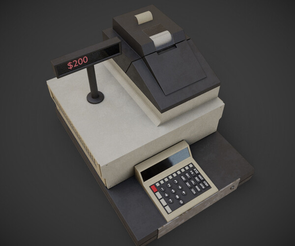 ArtStation - cash register | Game Assets