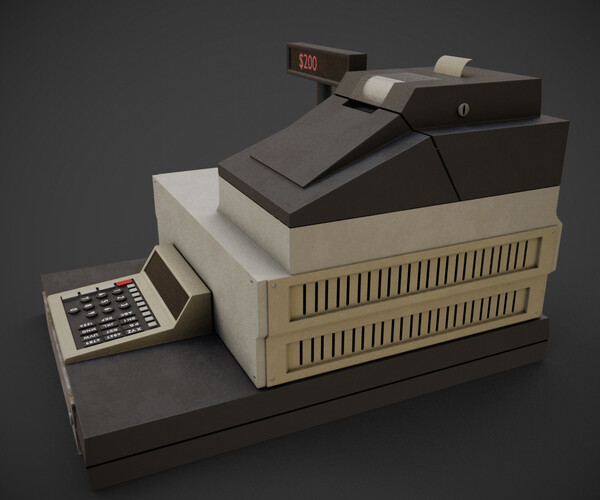 ArtStation - cash register | Game Assets