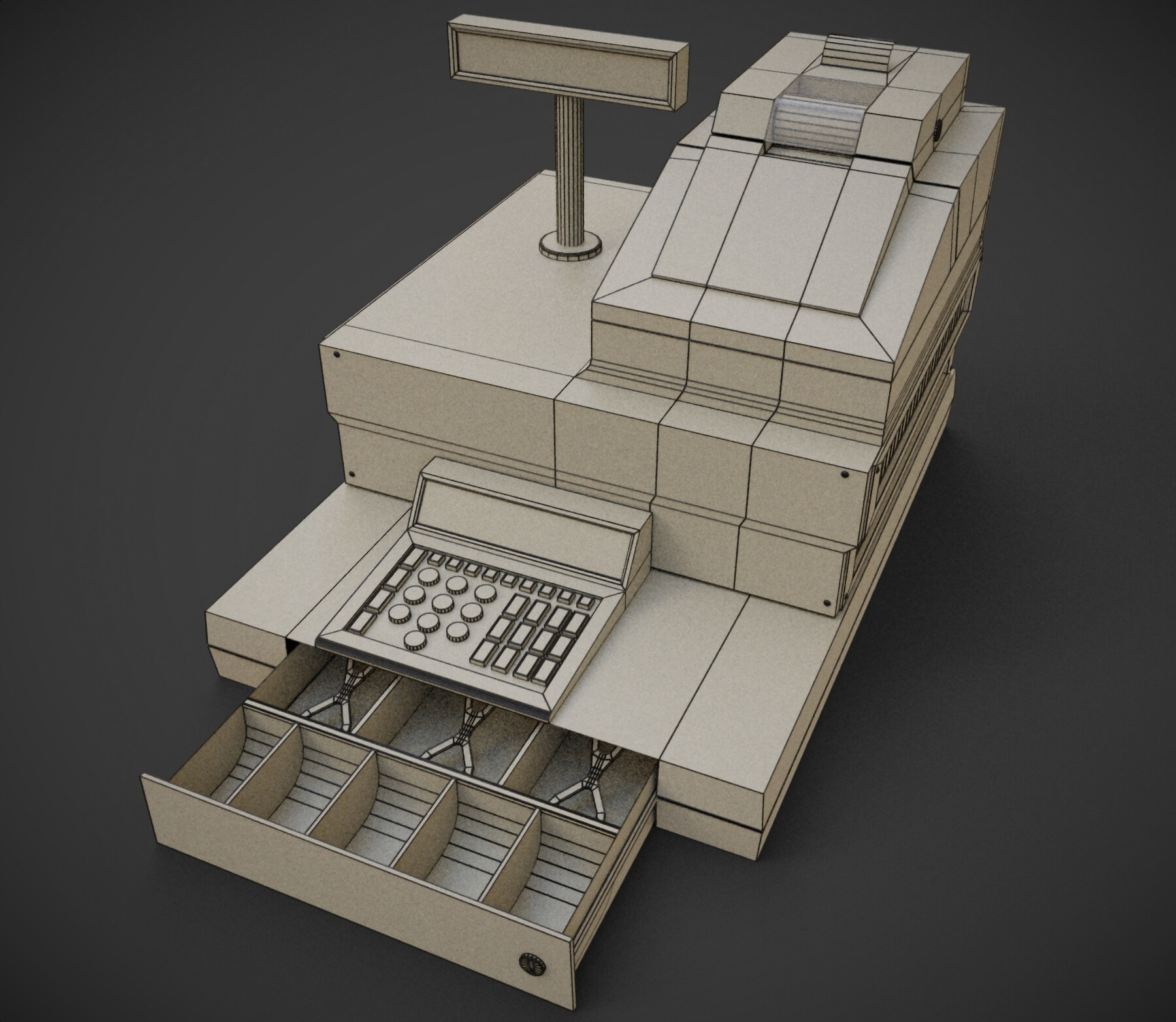 ArtStation - cash register | Game Assets