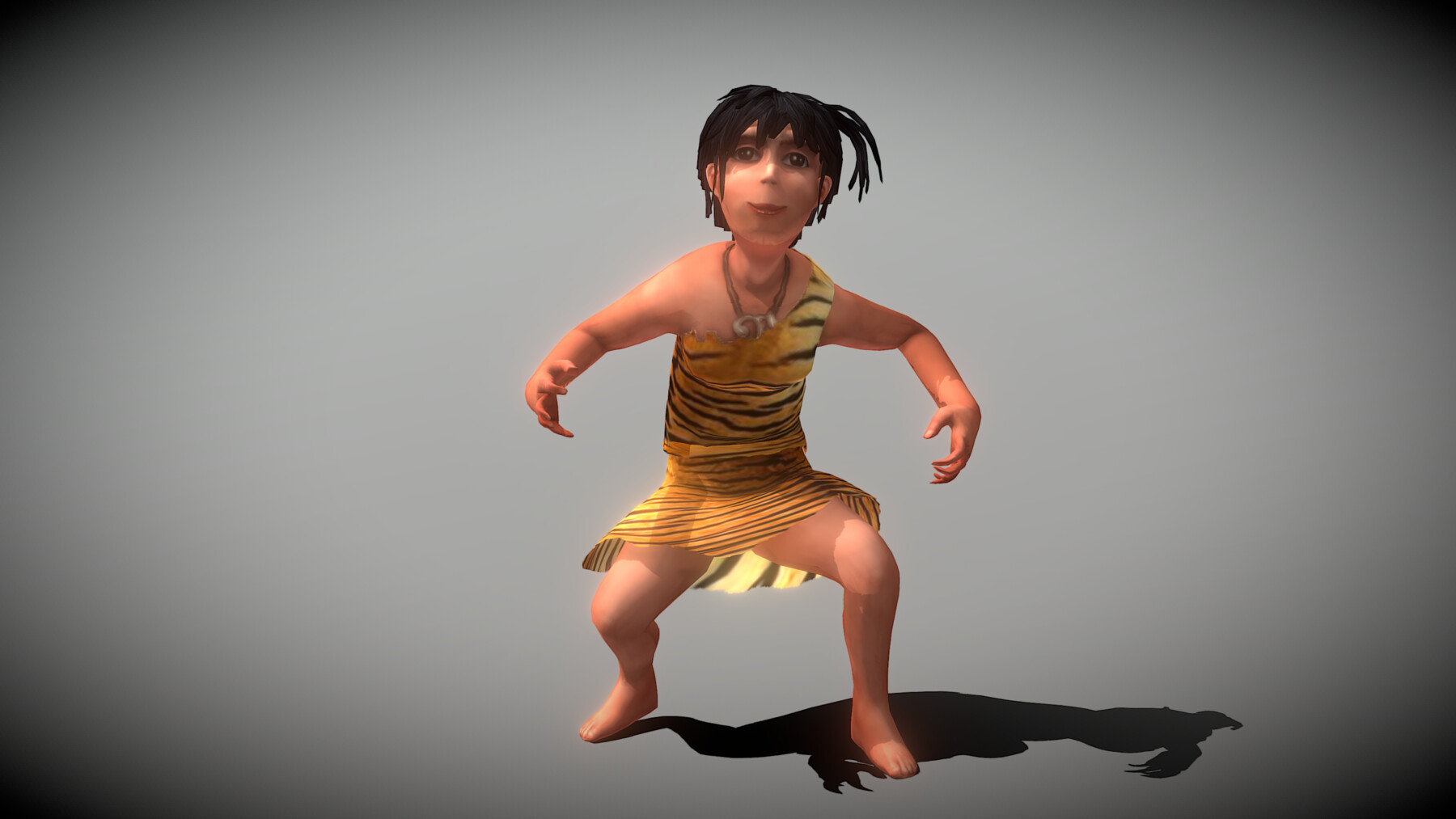 ArtStation - Caveman Girl | Game Assets