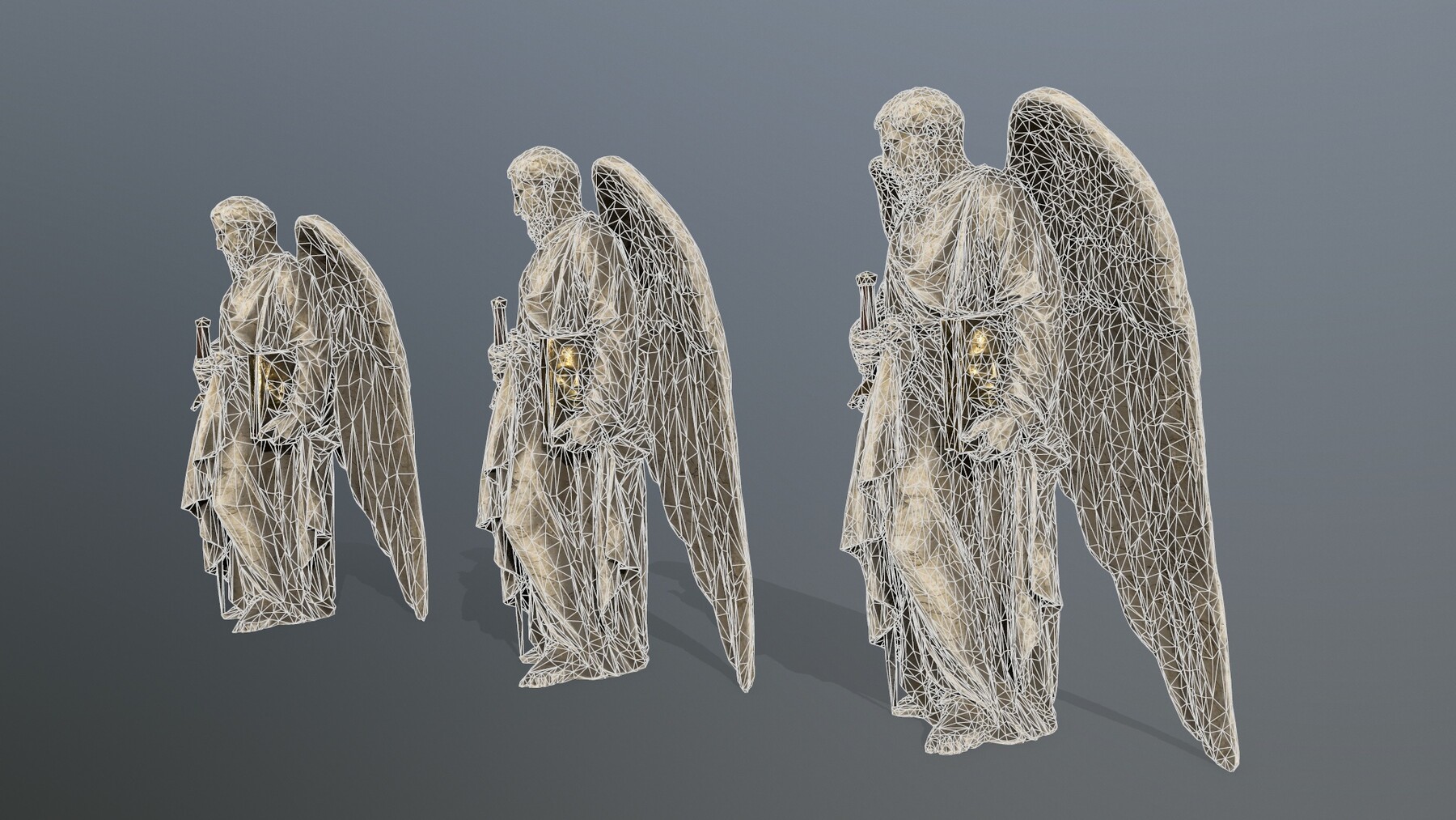 ArtStation - Old Man Statue | Game Assets