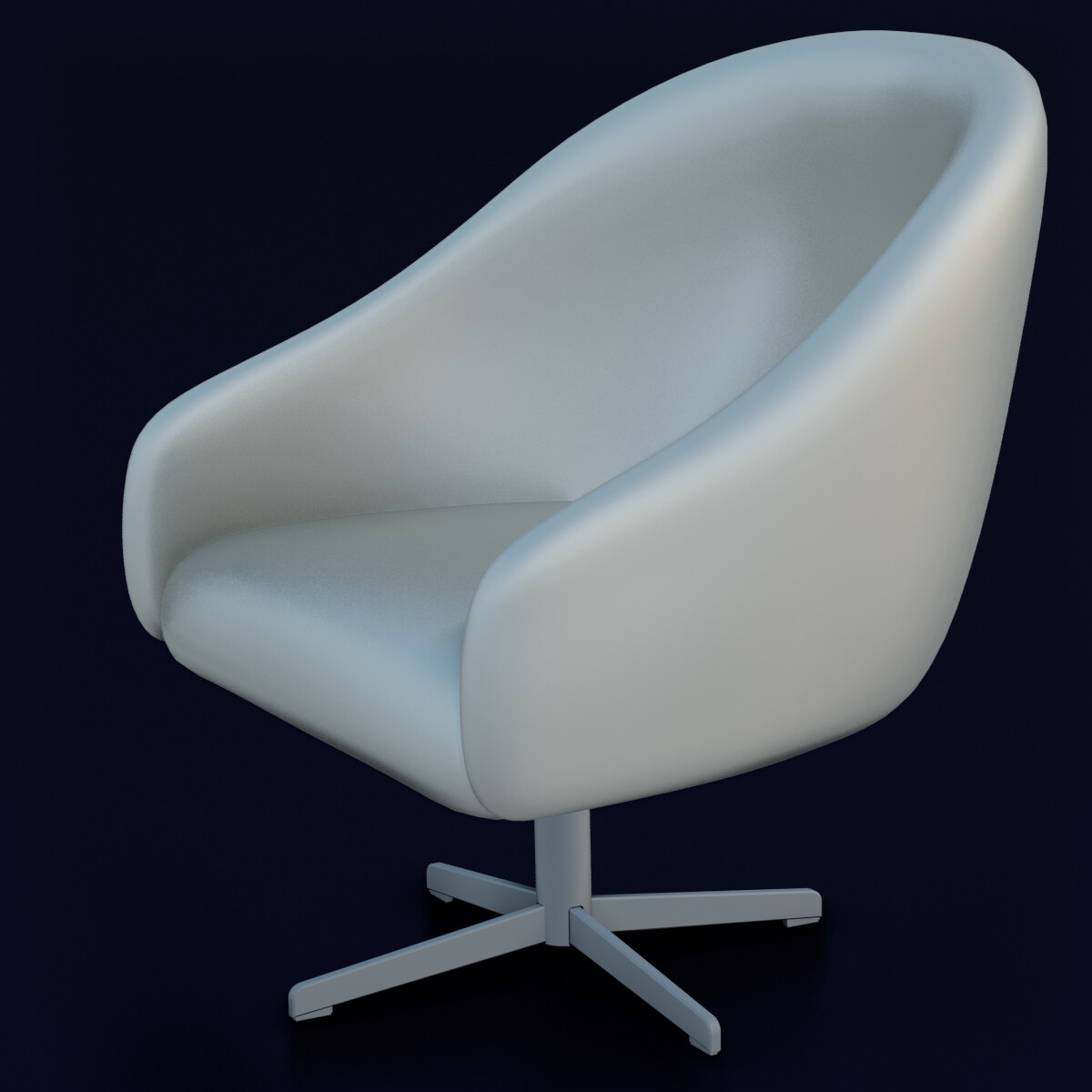 ArtStation - WHITE CHAIR LOW POLY GAME READY | Game Assets
