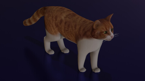 ArtStation - CAT LOW POLY GAME READY | Game Assets