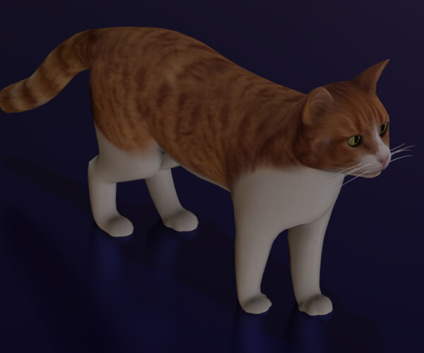 ArtStation - CAT LOW POLY GAME READY | Game Assets
