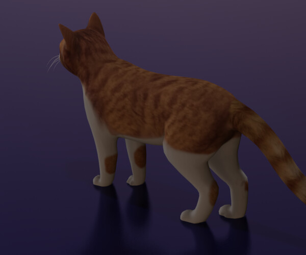 ArtStation - CAT LOW POLY GAME READY | Game Assets