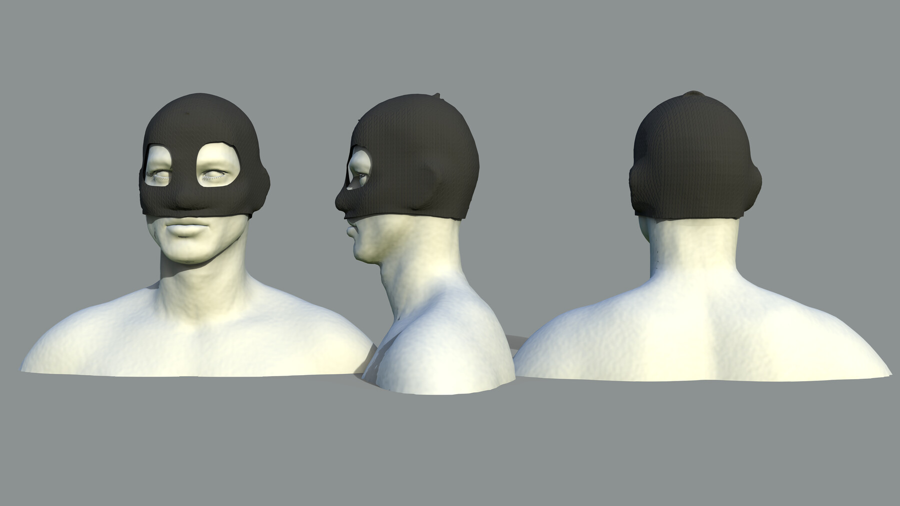 ArtStation - Face Mask Low Poly With UV Vol 2 | Game Assets
