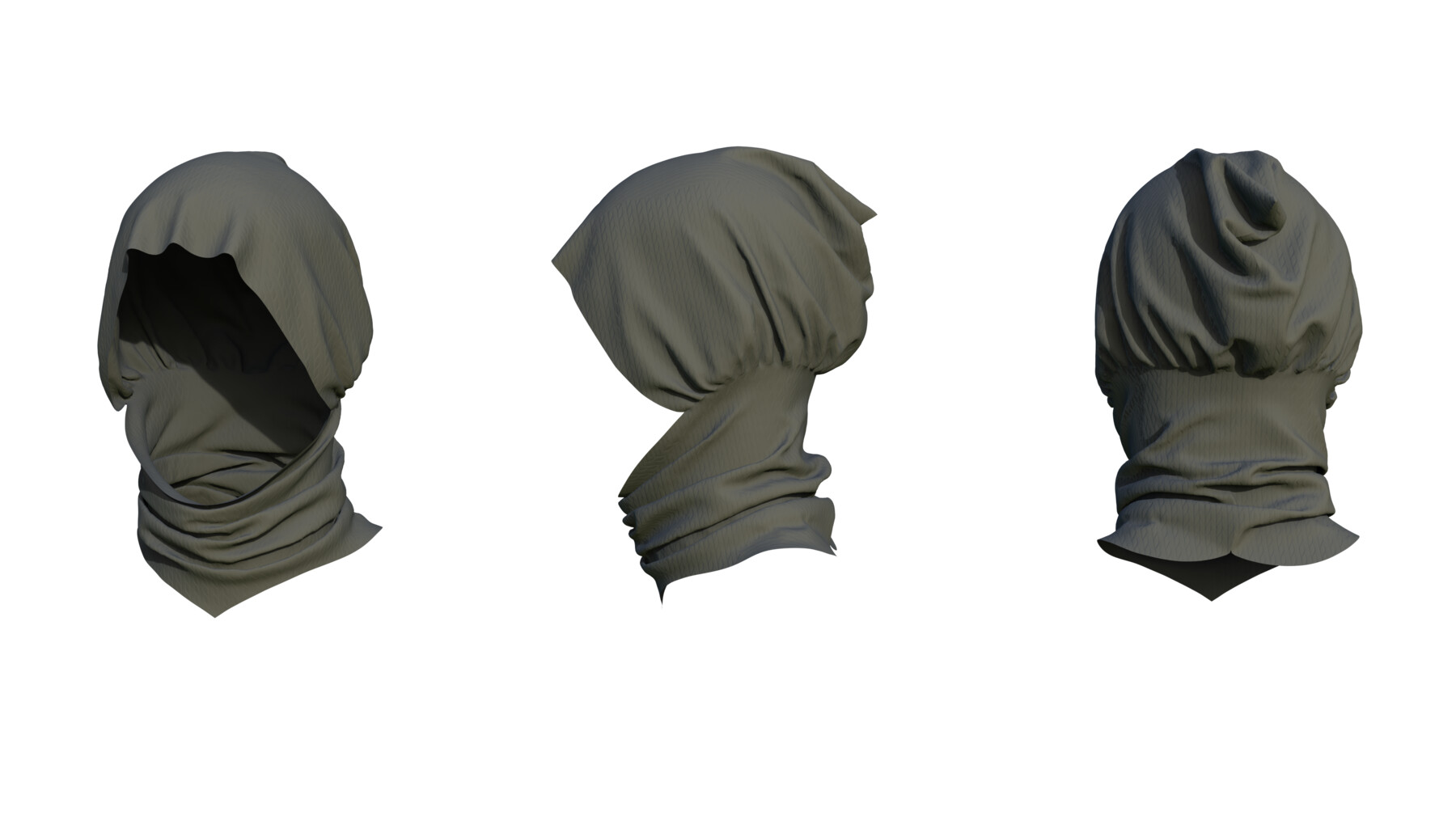 ArtStation - Face Mask Low Poly With UV Vol 2 | Game Assets