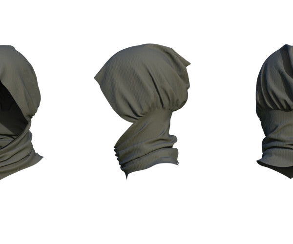 ArtStation - Face Mask Low Poly With UV Vol 2 | Game Assets