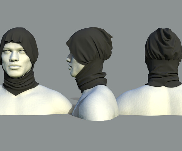 ArtStation - Face Mask Low Poly With UV Vol 2 | Game Assets