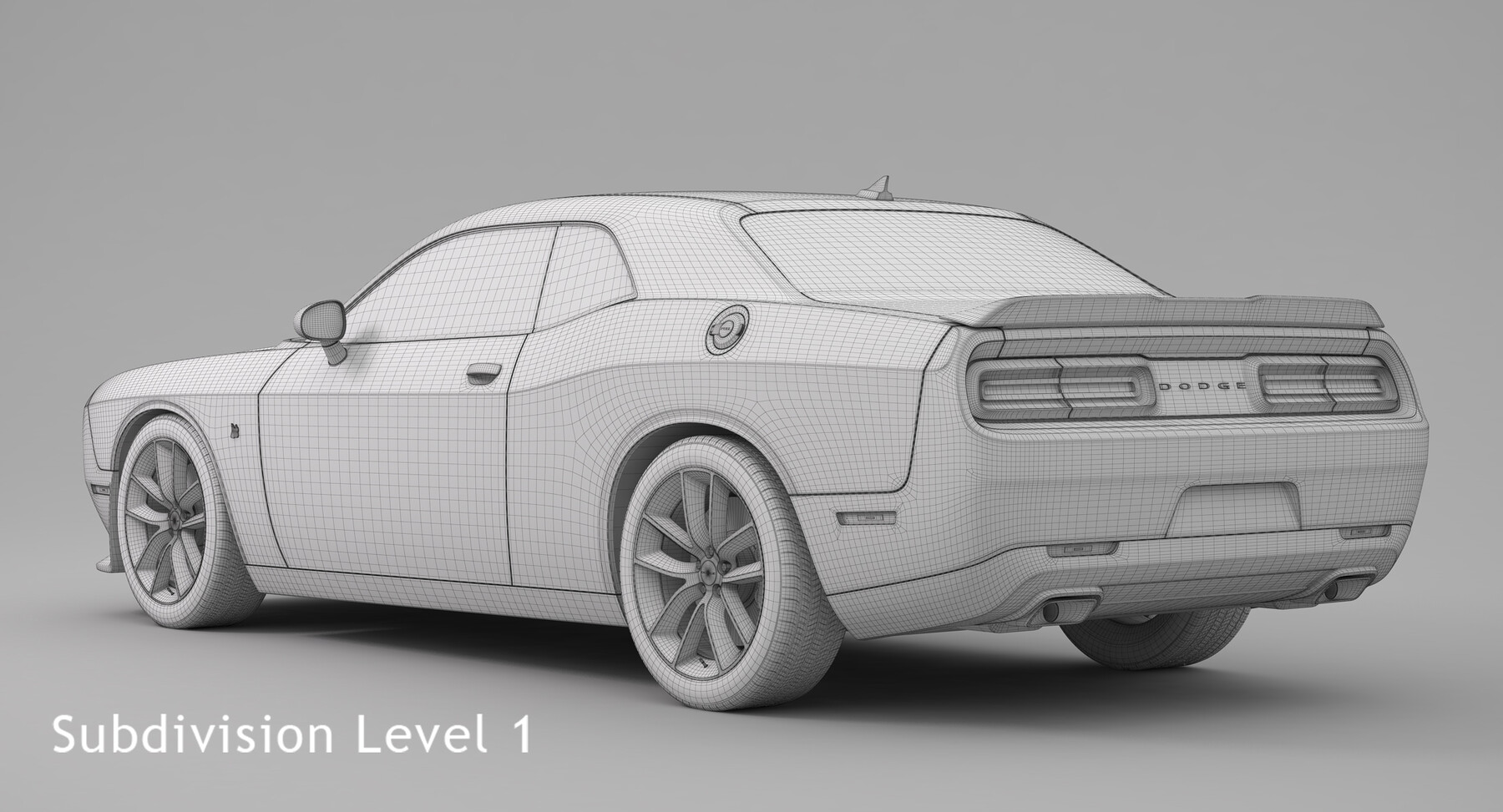 ArtStation - Dodge Challenger 392 Hemi Scat Pack Shaker 2016 | Resources