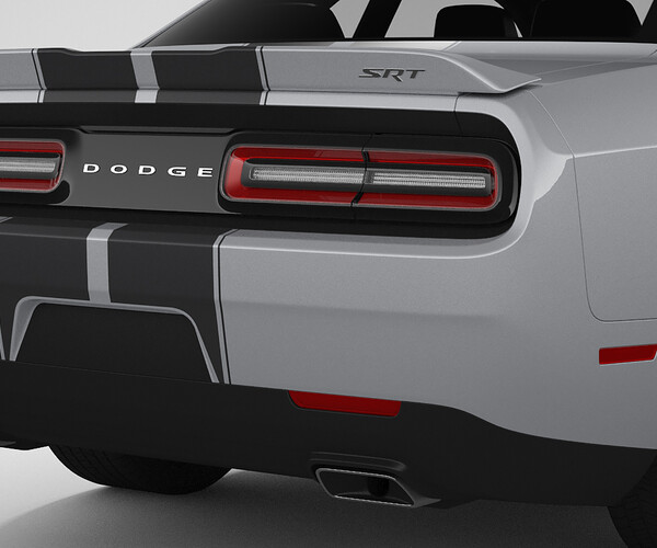 ArtStation - Dodge Challenger SRT 392 2016 | Resources