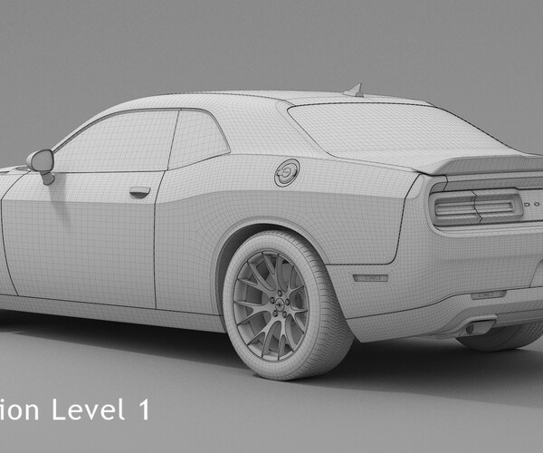 ArtStation - Dodge Challenger SRT 392 2016 | Resources