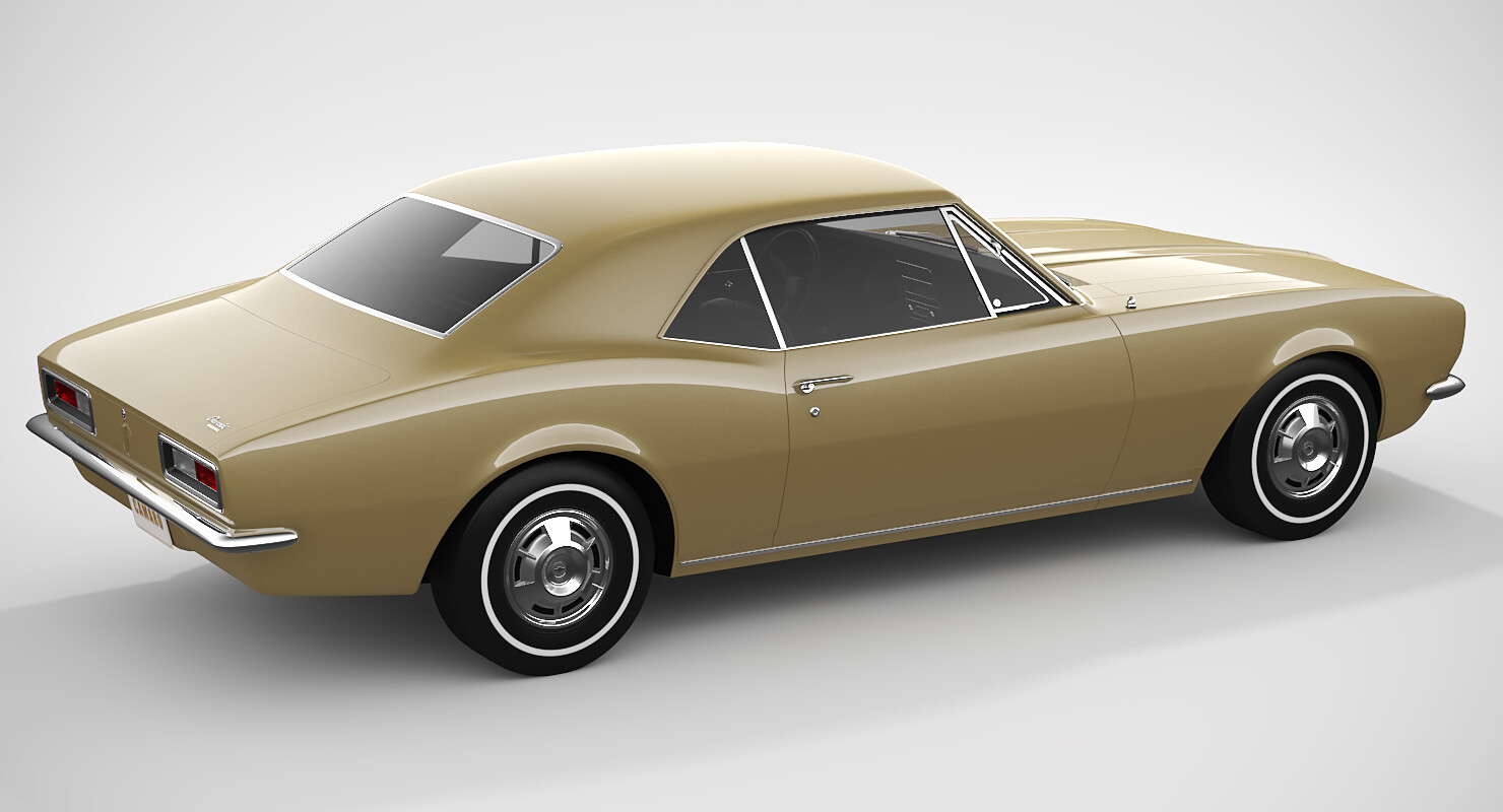 ArtStation - Chevrolet Camaro 1967 | Resources