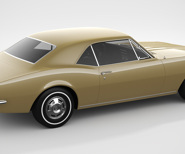 ArtStation - Chevrolet Camaro 1967 | Resources