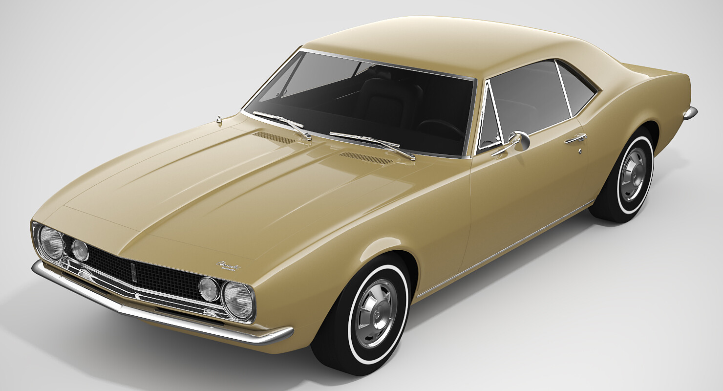 ArtStation - Chevrolet Camaro 1967 | Resources