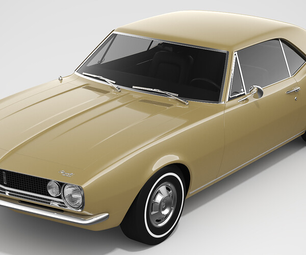 ArtStation - Chevrolet Camaro 1967 | Resources