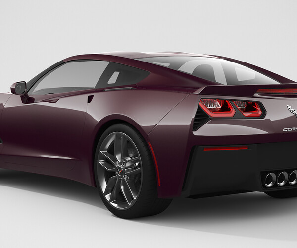 ArtStation - Chevrolet Corvette Stingray 2017 | Resources