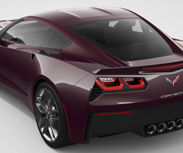 ArtStation - Chevrolet Corvette Stingray 2017 | Resources