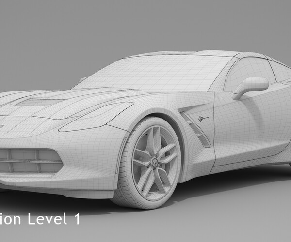 ArtStation - Chevrolet Corvette Stingray 2017 | Resources