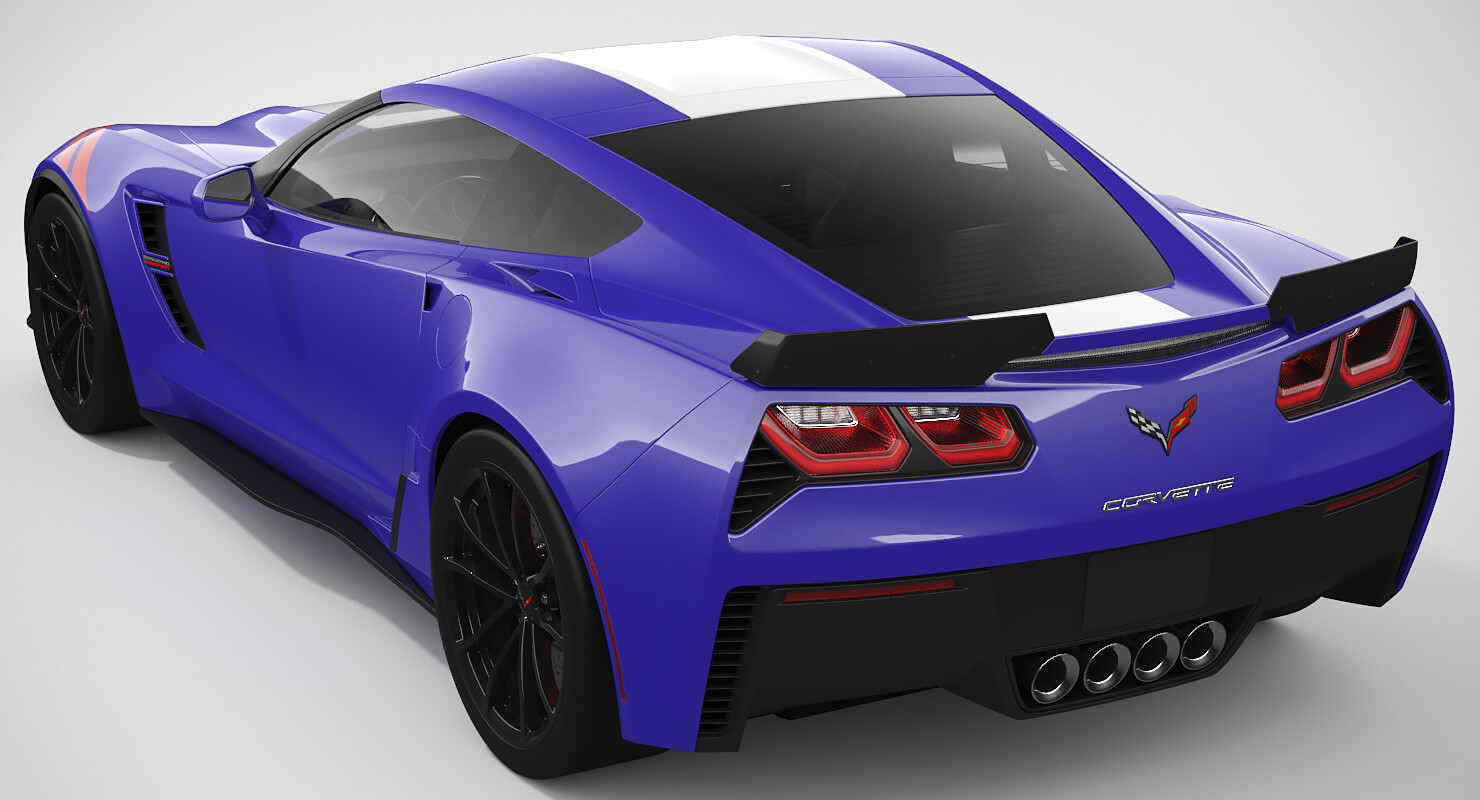 ArtStation - Chevrolet Corvette Grand Sport 2017 | Resources