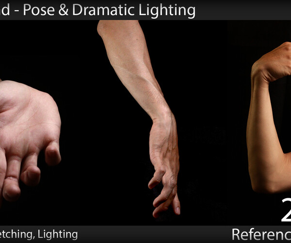 ArtStation - Male Hand - Pose & Lighting - Vol1 - Reference Pictures ...