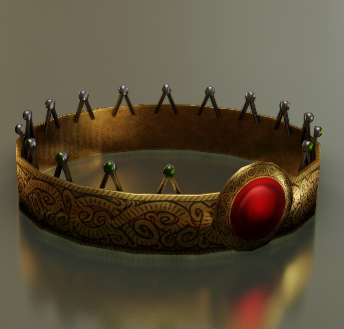 ArtStation - CROWN LOW POLY GAME READY | Game Assets