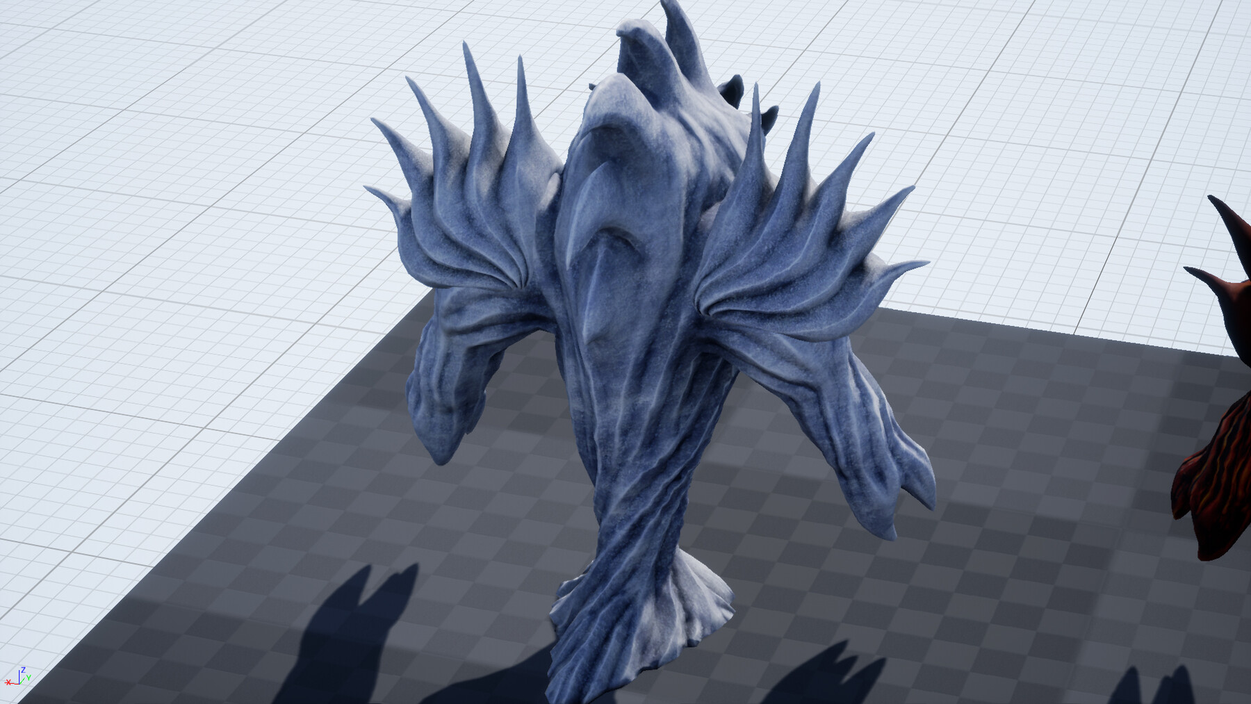 ArtStation - Low-poly model of the character Water Elemental | Game Assets